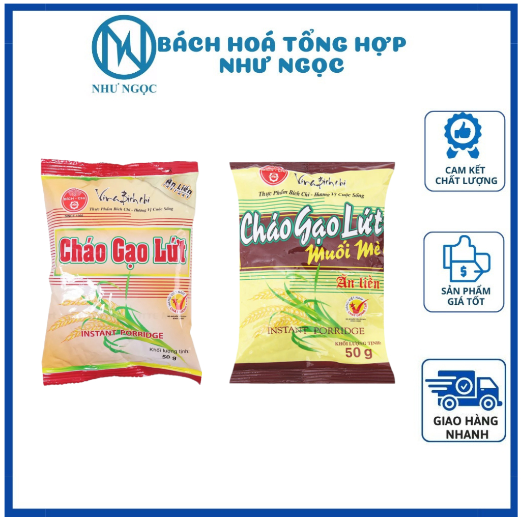 Bich Chi Instant Brown Rice Porridge 50g Pack - Nhu Ngoc General ...