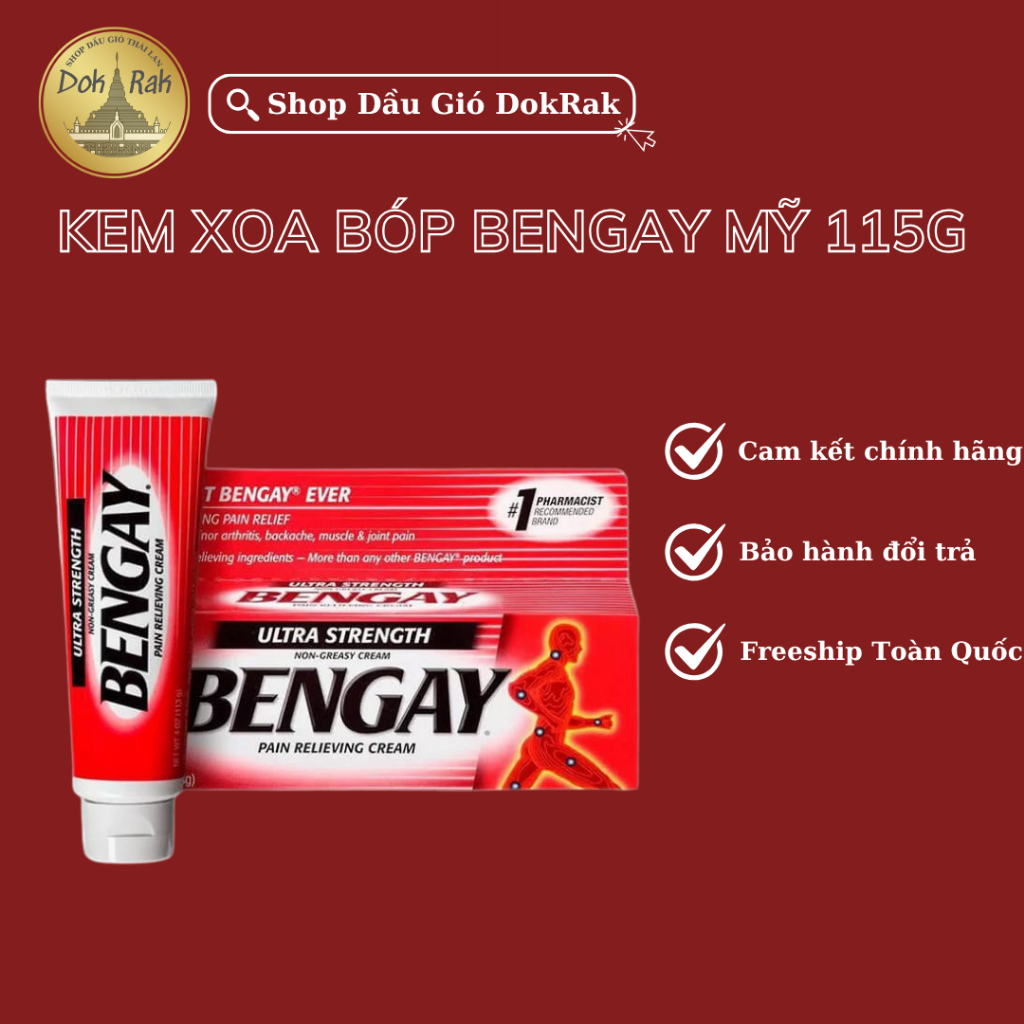 Date 2026 Bengay My Pain Relief Massage Cream Ultra Strength 113g ...