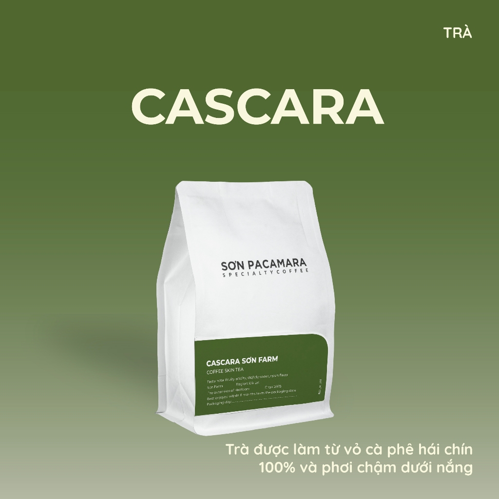 Son Pacara Cascara Coffee Bark Tea, 100% Ripe Arabica Bark, Fruity Sour ...