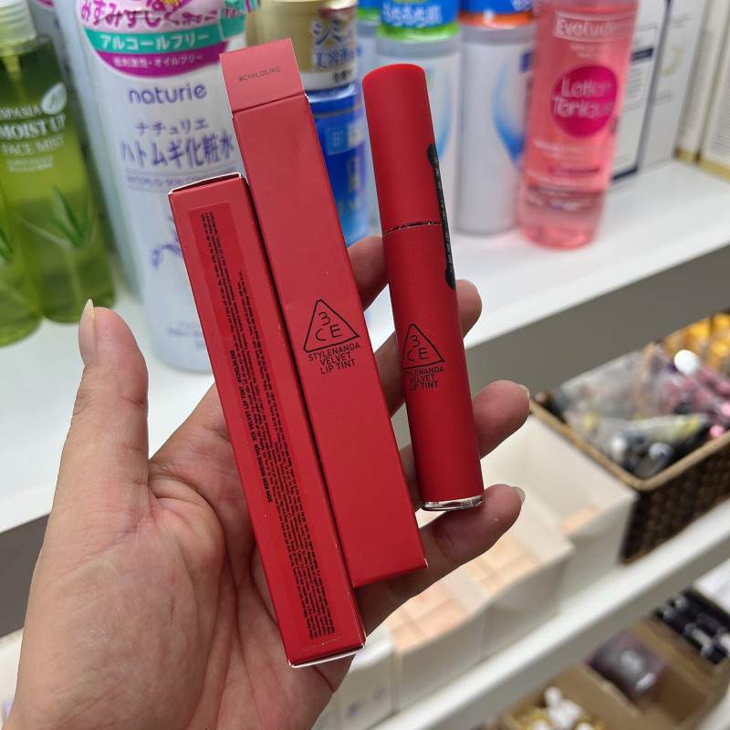 3CE VelVet Lip Tint – Child Like (Orange Red) | Shopee Philippines