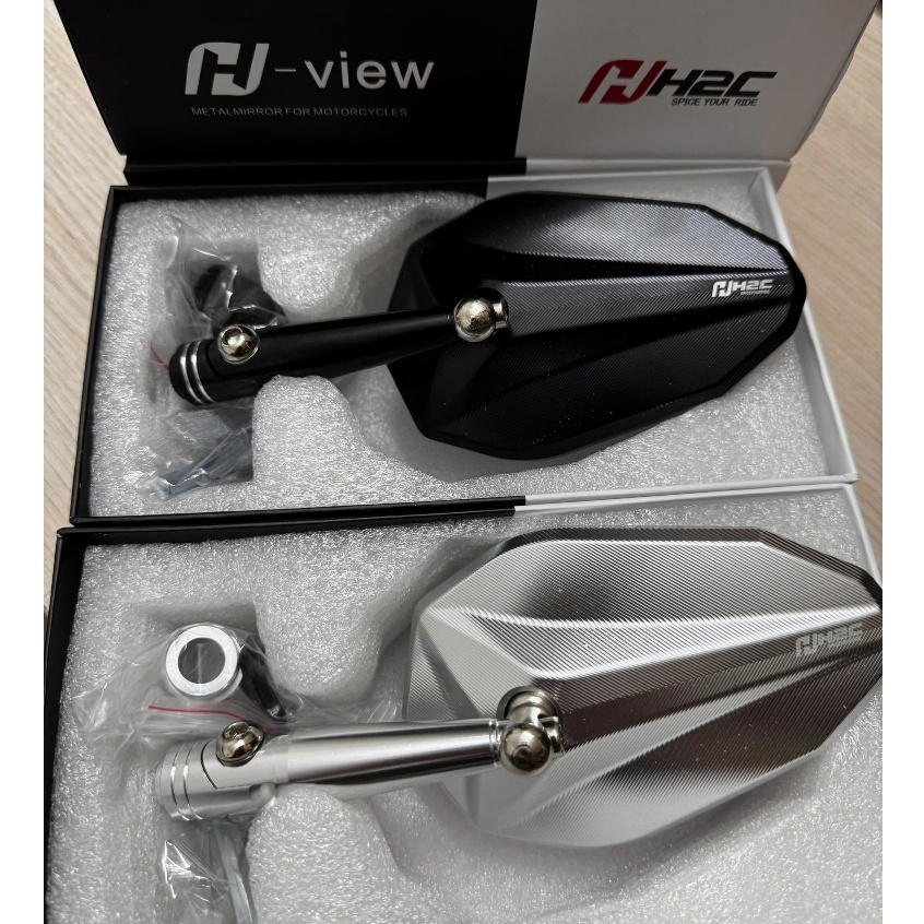 H2C HView V2 rearview mirror (one piece) (071075) | Shopee Philippines