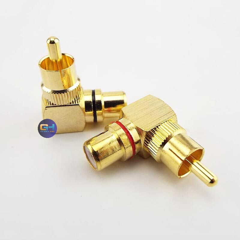 Connector Jack, AV connector, RCA, Curved lotus 90. (Price is for 1 ...