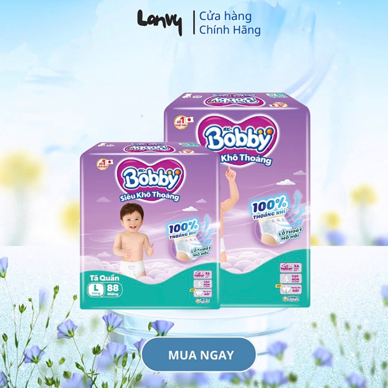 [Lanvy] Bobby Diapers/Diapers Super dry and breathable Super Pants ...