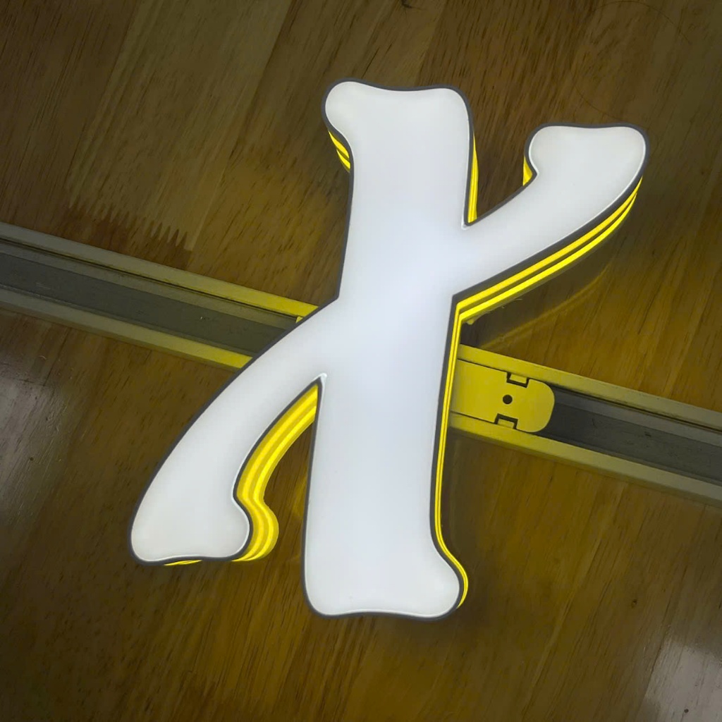 Led Light Letters do not require wiring, the face and edges are all ...