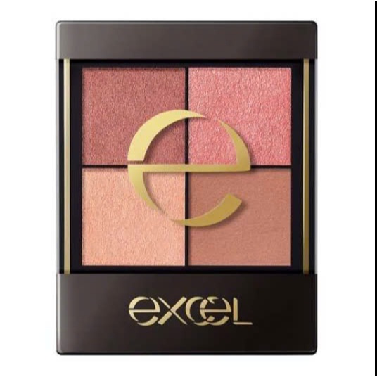 Excel Eyeshadow 4 boxes Excel Real Clothes Shadow - Japan | Shopee ...