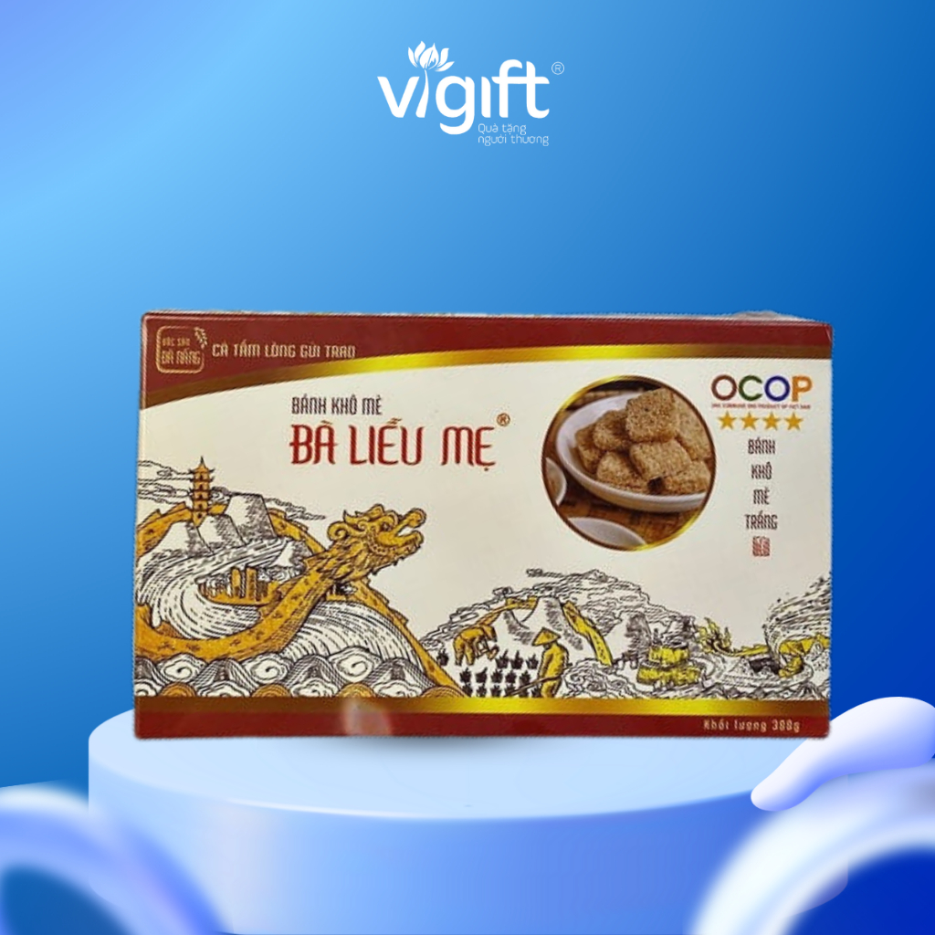 Dried Sesame Brown Rice Cake 250g - Da Nang Specialty Crispy, Foamy ...