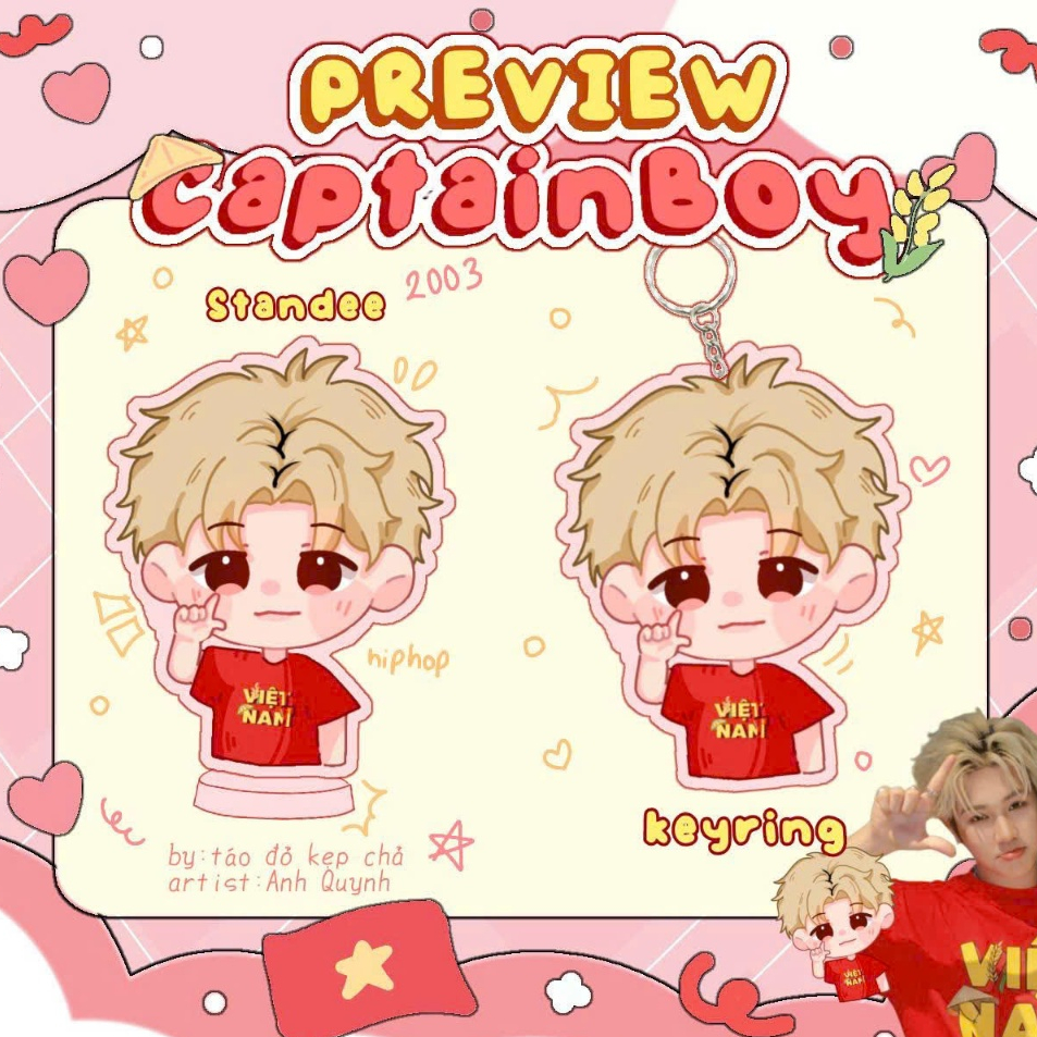 Super cute captian boy version keychain | Shopee Philippines