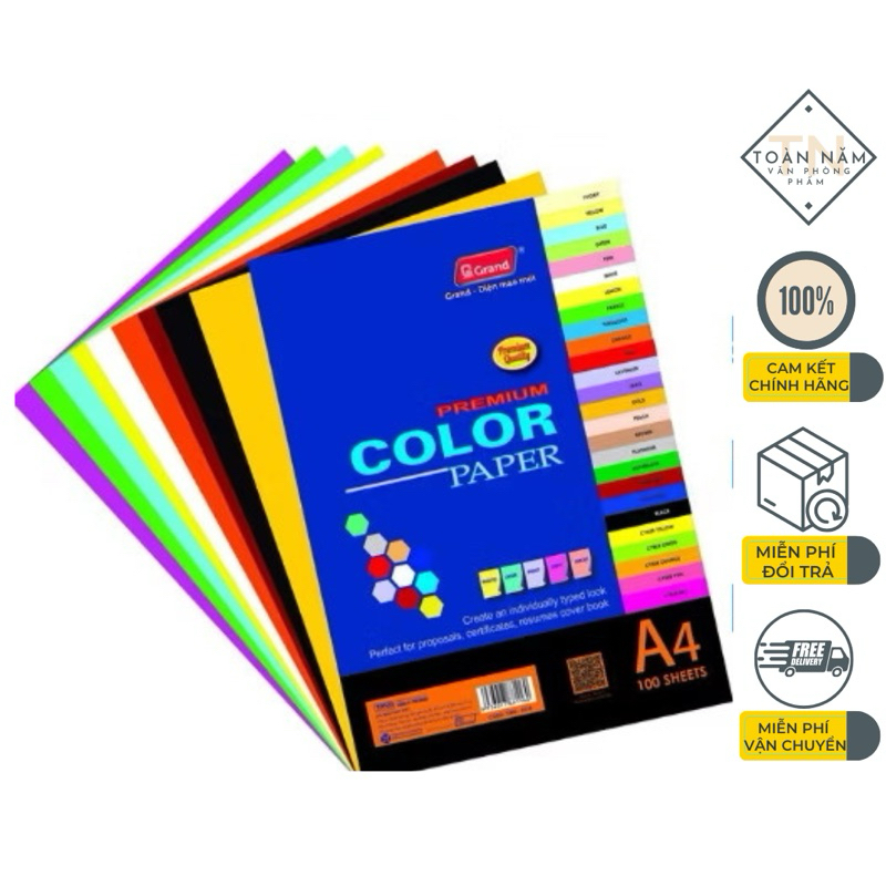 A4 Paper color cover, 5-color mixed Paper cover (100 sheets/book ...