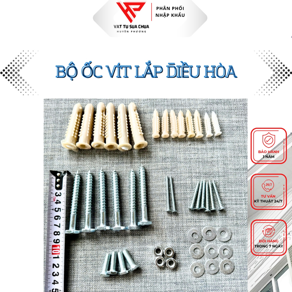 Air conditioner installation screw set - expansion screw set, air ...