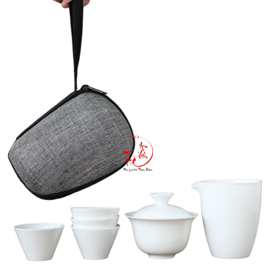 White porcelain travel tea set | Shopee Philippines