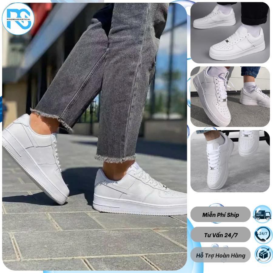 Beautiful Basic White Sneakers - Suitable for Both Men and Women (Size ...