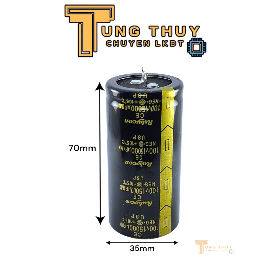 Capacitor 15000uF 100v, Power Filter Capacitor 15000uF 100v Size 35mm x ...
