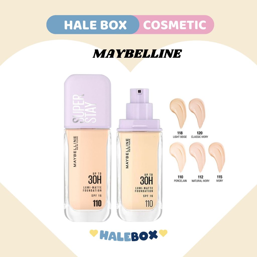 Maybelline Super Stay Up To 30H Lumi Matte Foundation SPF16 PA+++35ml ...