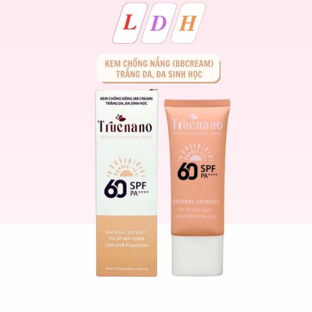 TRUENANO BIO WHITE SUNBLOCK BB Cream SPF 60/ PA++++ (50ml) | Shopee ...