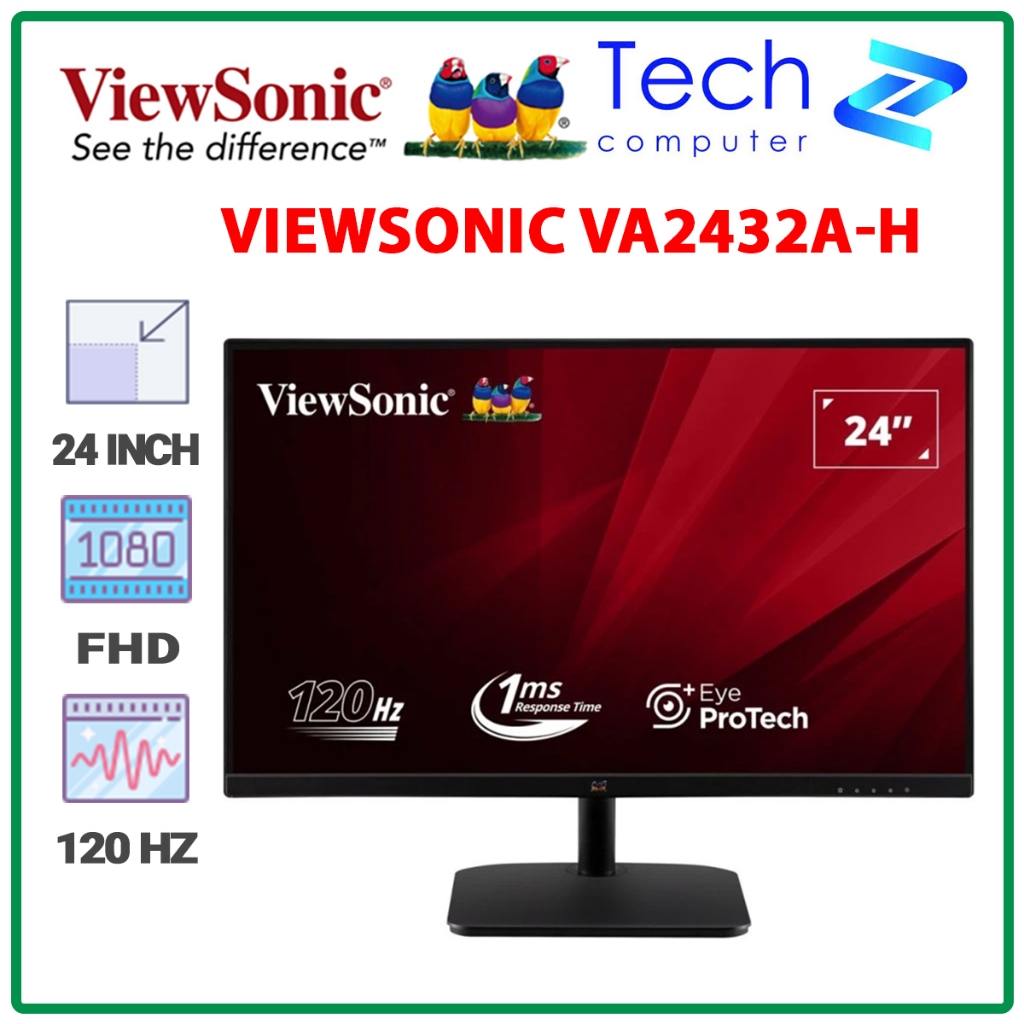 ViewSonic VA2432A-H Monitor (23.8 inch - IPS - FHD - 120Hz - 1ms ...