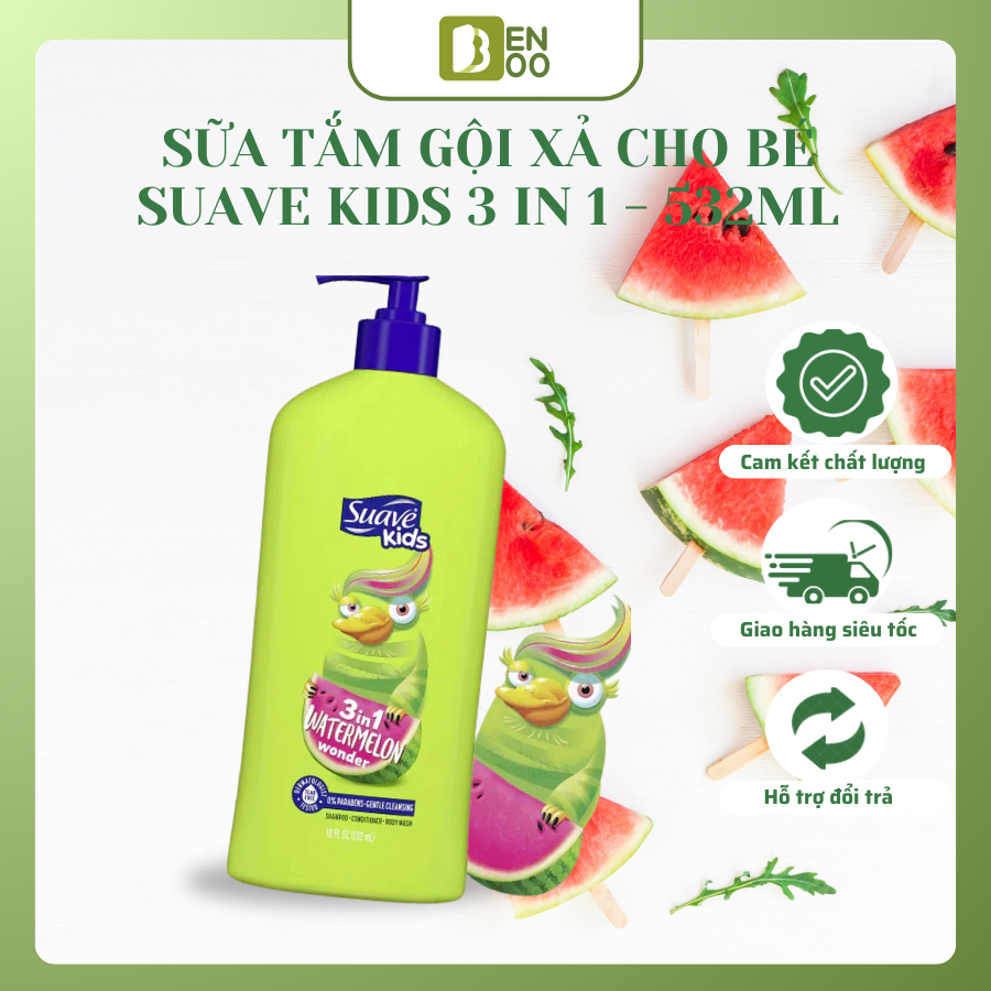 [Latest Model] Suave Kids 3 IN 1 Shower Gel, Shampoo and Conditioner ...