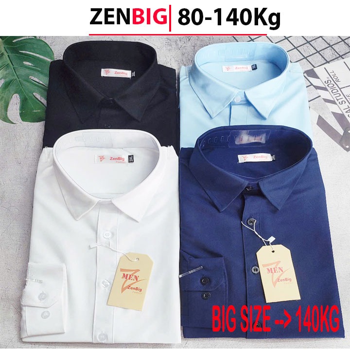 ZENBIG big size men's shirt for fat people with large sizes from 4xl ...