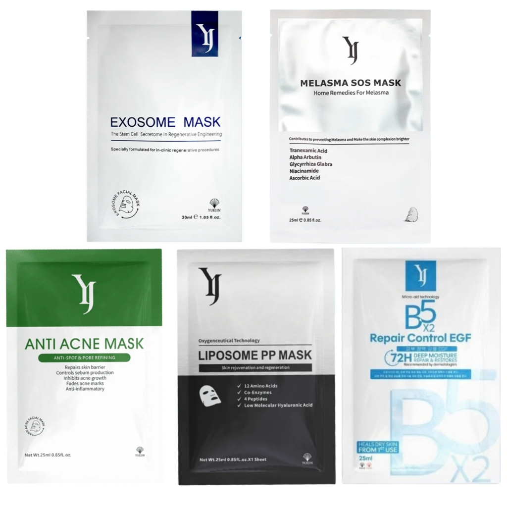 Yuejin Mask Has 05 Types of Exosome Melasma B5 Liposome and Anti Acne ...