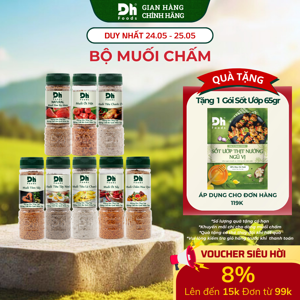 Dh Foods Tay Ninh Dipping Salt Set - Shrimp Salt, Chili Salt, Pepper ...