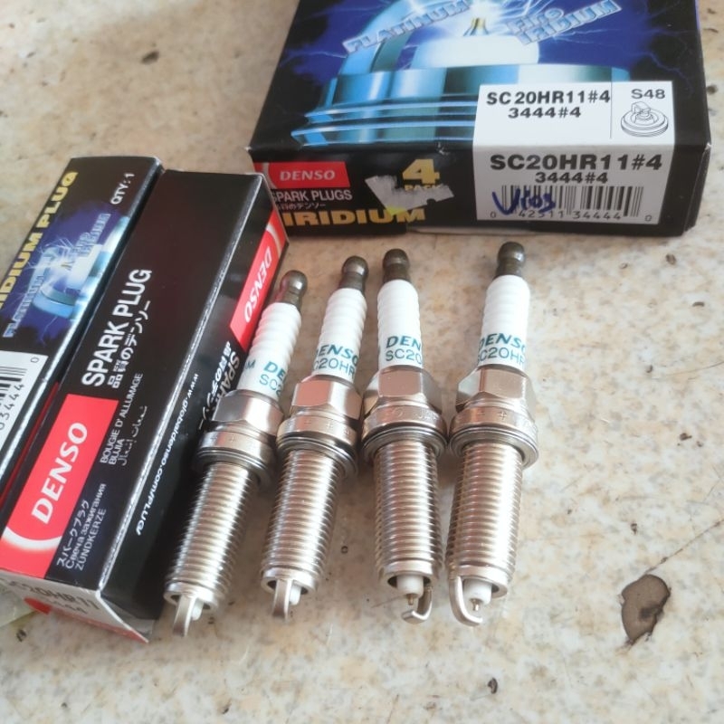 Set of 4 Denso (Iridium) Toyota Veloz Platinum Spark Plugs Made in ...