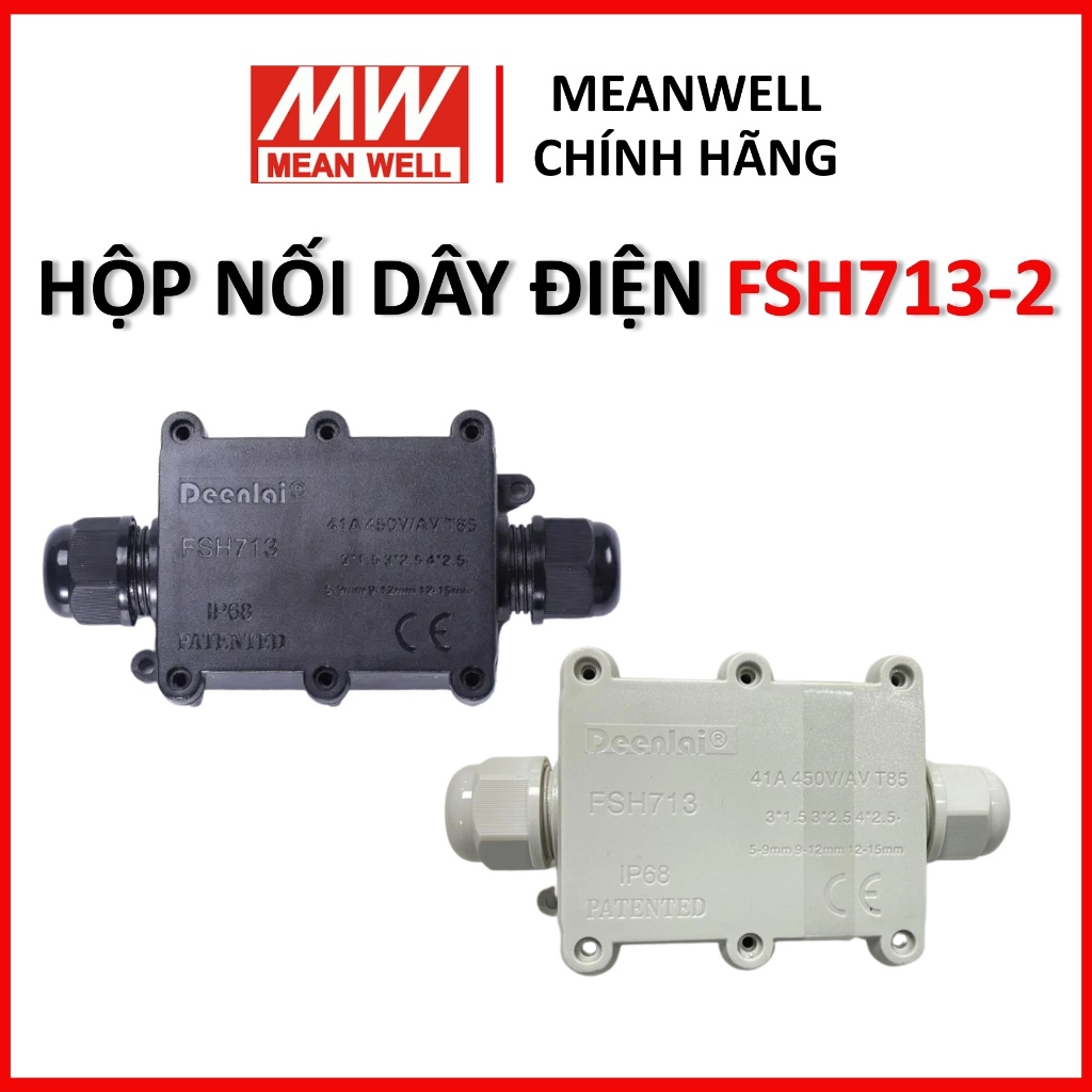 2-way waterproof electrical junction box, IP68 outdoor electrical ...