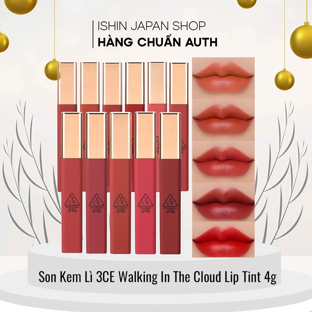 3CE Walking in the Cloud Matte Lipstick, Smooth and Light as a Cloud ...