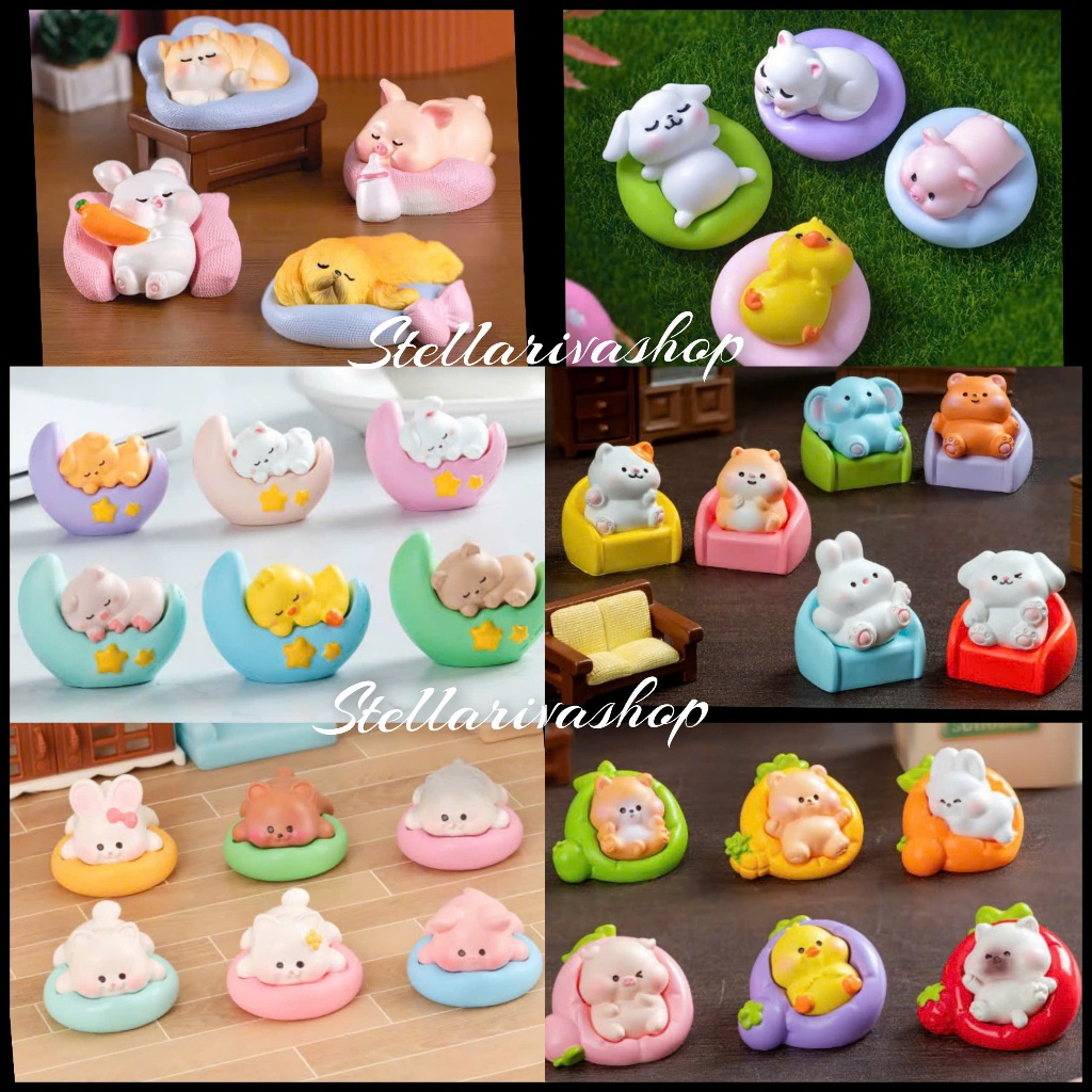 Sleeping cat models, fat pigs, white rabbits, lazy dogs decorate study ...