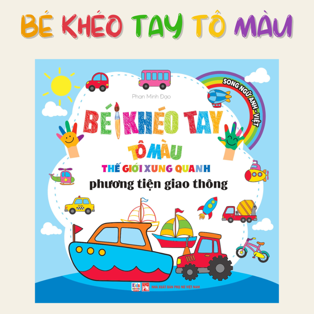 English-Vietnamese Bilingual Book for Children with Skillful Coloring ...