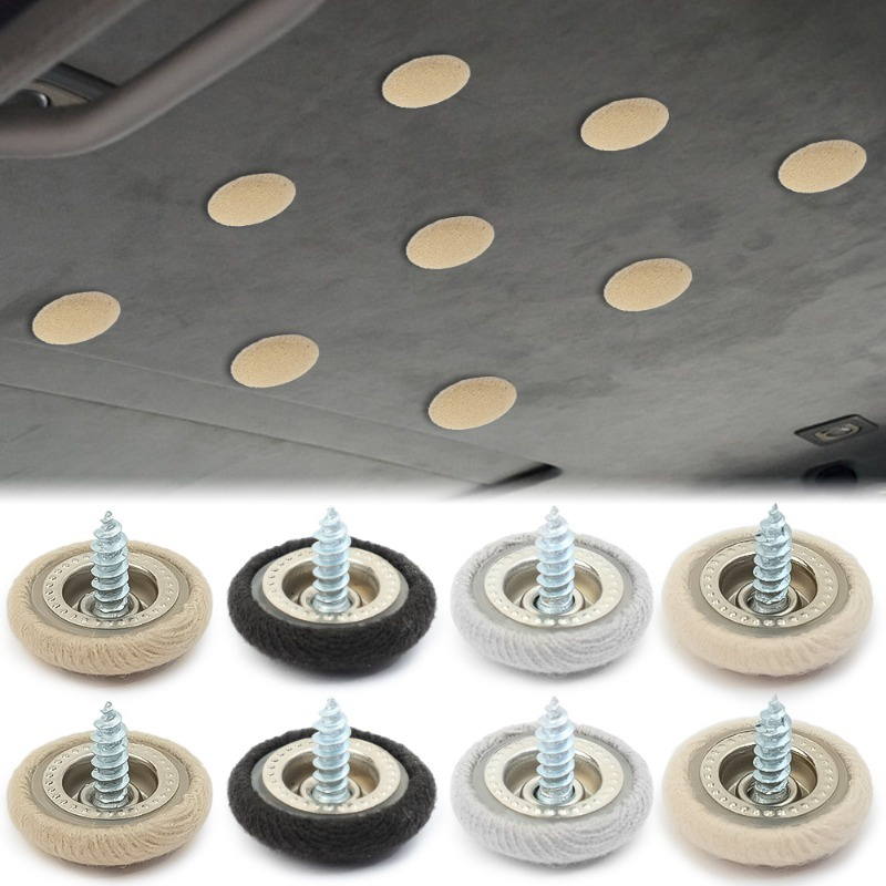 Car Ceiling Fixing Screw Set, Car Roof Positioning Locking Nut ...