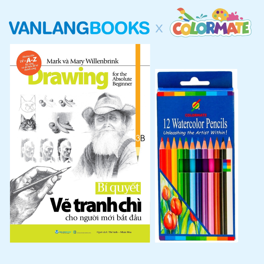 Combo Book of Pencil Drawing Secrets for Beginners + Box of 12 ...