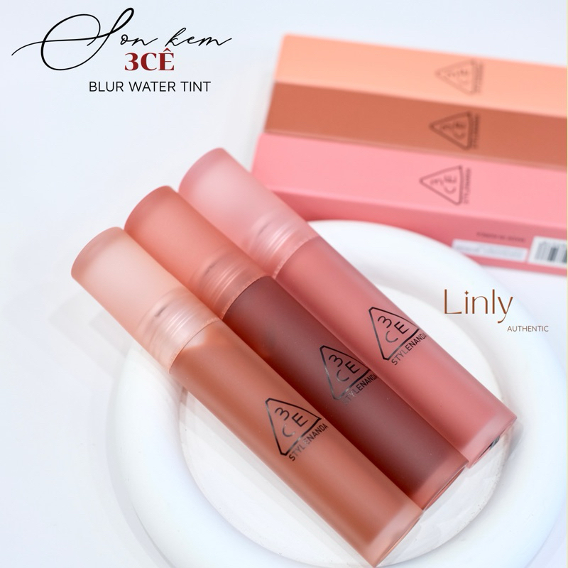 3CE BLUR WATER TINT LADOWN LIPSTICK, SEPIA, ALL COLORS | Shopee Philippines