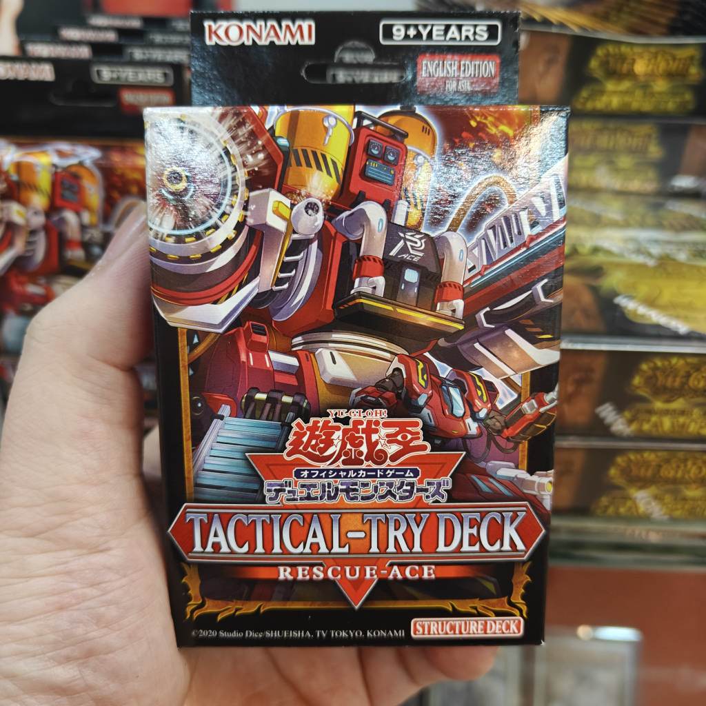 TACTICAL-TRY DECK RESCUE-ACE (TT02-A) - Genuine English Yugioh DECK | Shopee Philippines