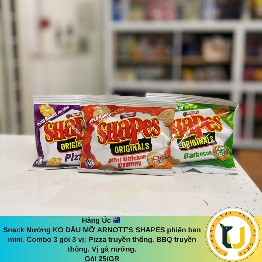 (AUSTRALIAN PRODUCTS) Combo of 3 mini snack packs of 3 different ...