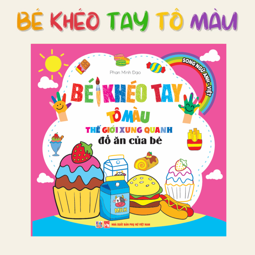 English-Vietnamese Bilingual Book for Children with Skillful Coloring ...