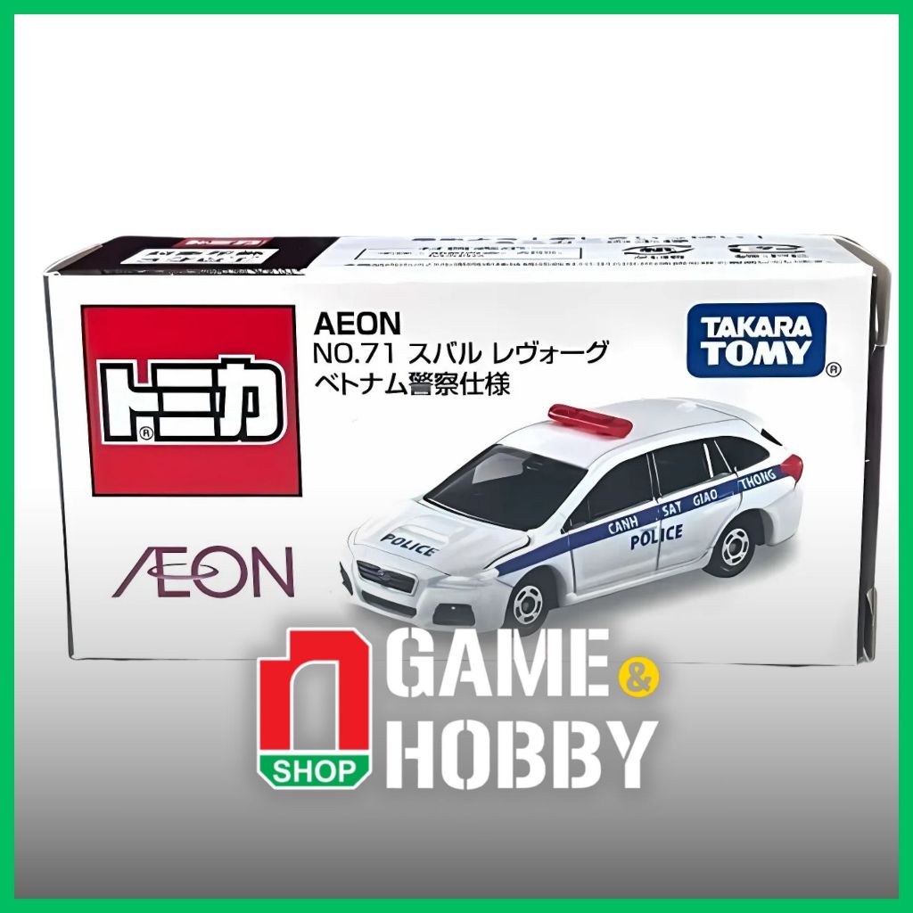 AEON TOMICA No. 71 Subaru Levorg Vietnam Police Car TOMICA90820 ...