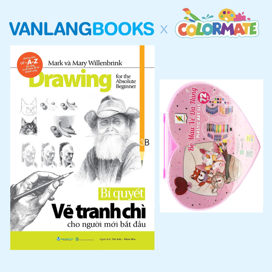 Book + Paint - Pencil Painting Secret Book Combo for Beginners + Multi ...