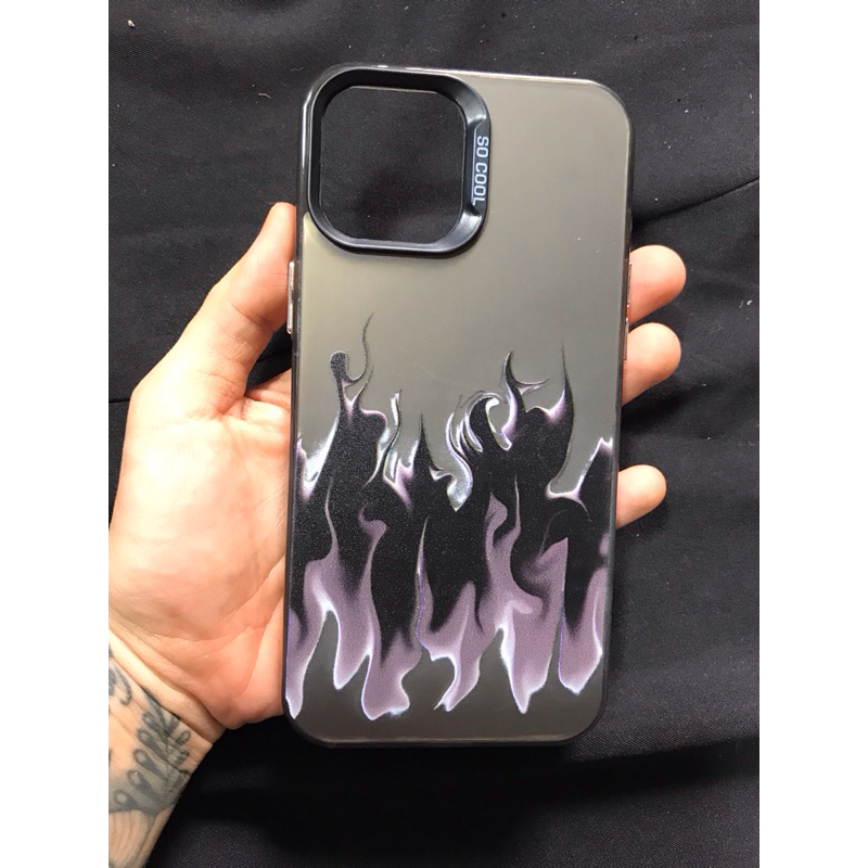 Shockproof case for iPhone 12 promax 12Promax with flame and smoke Bo | Shopee Philippines