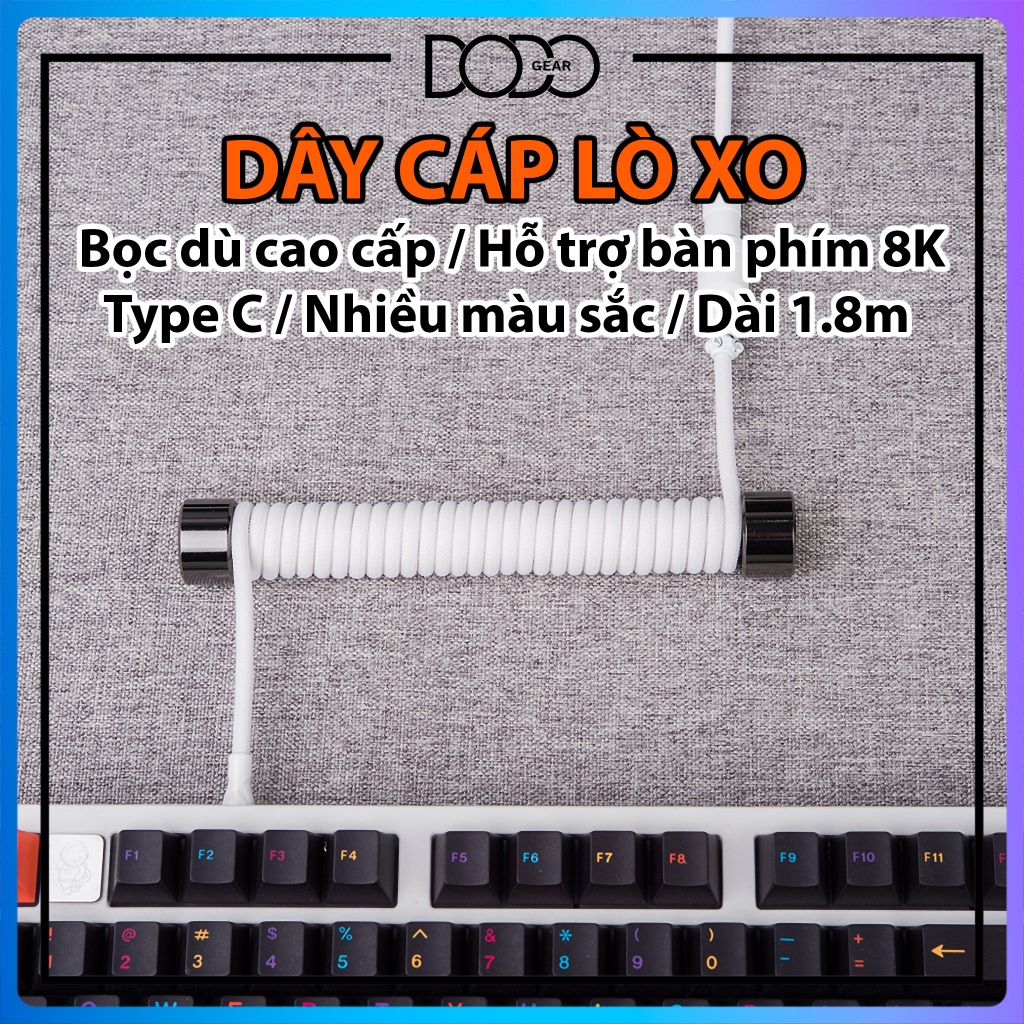 XO Type C mechanical keyboard spring cable supporting 1.8m long ...