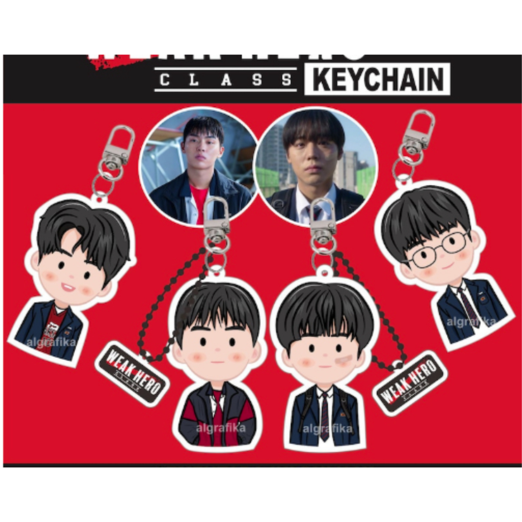 Weak hero class keychain fanmade choi hyun wook park jihoon keychain ...