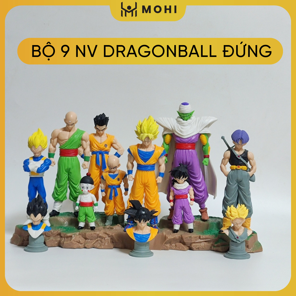 Dragonball Model set of 9 standing figures - height ~ 29cm - weight 1500gram - dragon ball ...