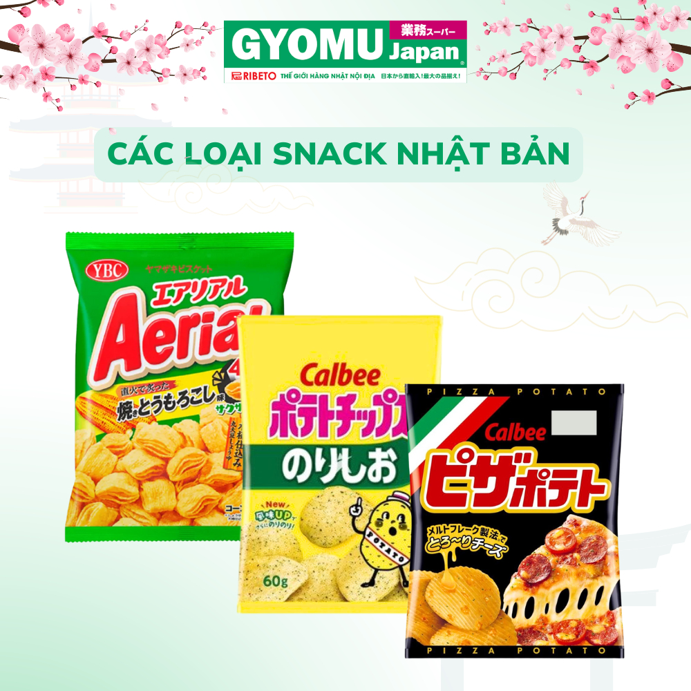 Japanese calbee snacks, Potato snacks, Shrimp snacks, Squid snacks ...