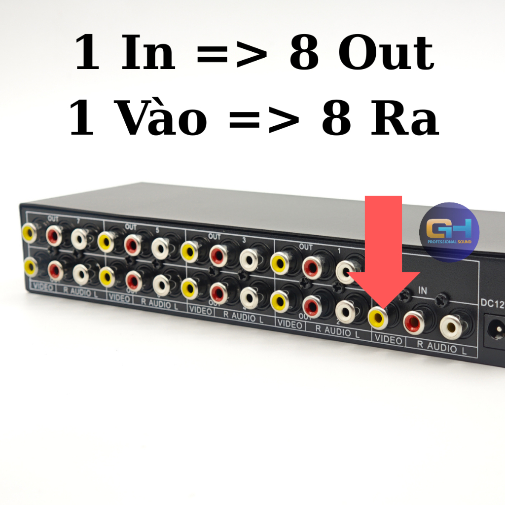 AV signal splitter 1 in 8 out. | Shopee Philippines