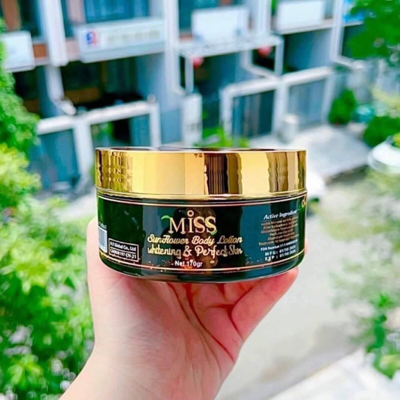 Miss Thailand Body Cream 170g - Miss Sunflower Body Whitening Cream ...