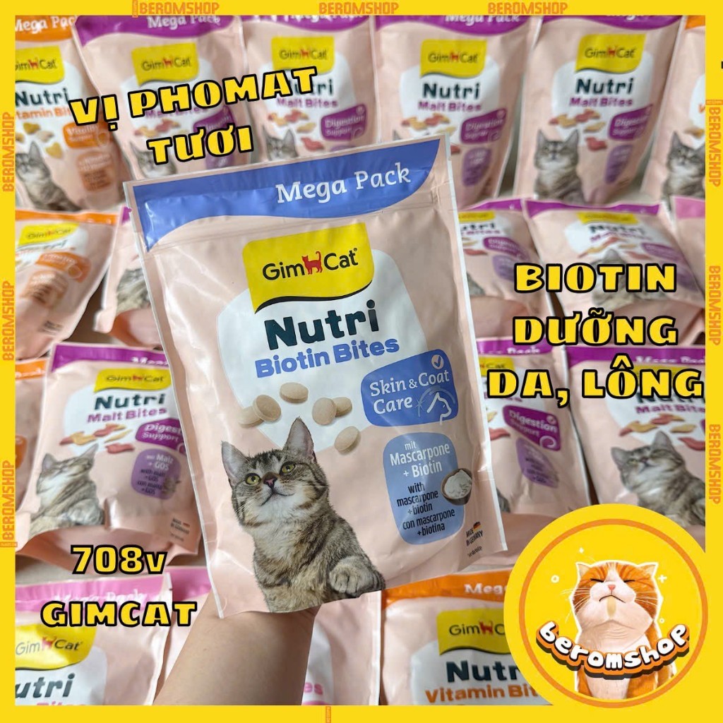 (ODD) GIMCAT NUTRI BIOTIN BITES MASCAPONE FLAVOR - BIOTIN SUPPLEMENT ...
