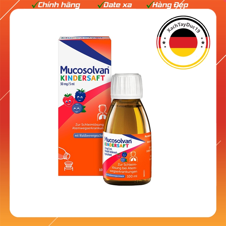 German Mucosolvan Kindersaft Syrup 100ml | Shopee Philippines