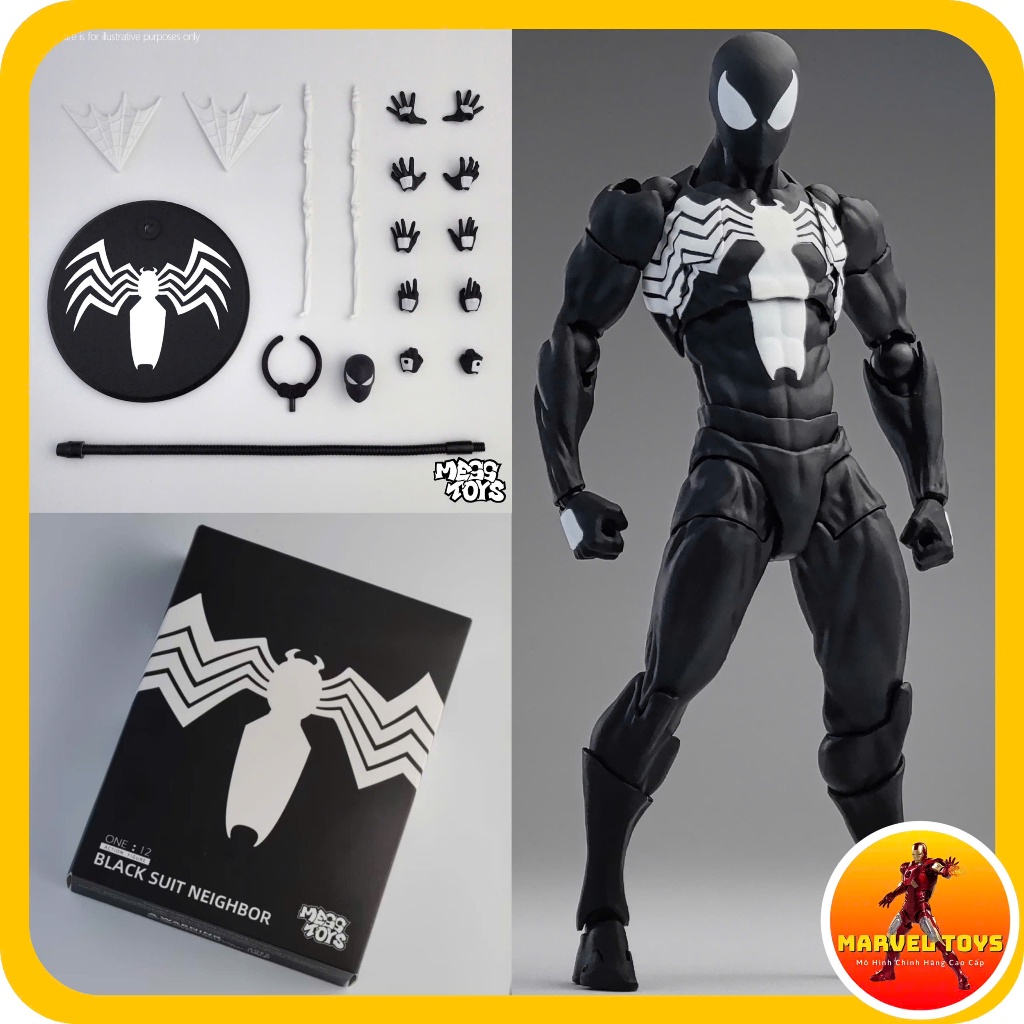 CT Model / Mess Toys Spider-Man Symbiote Venom 1/12 Jointed Action ...