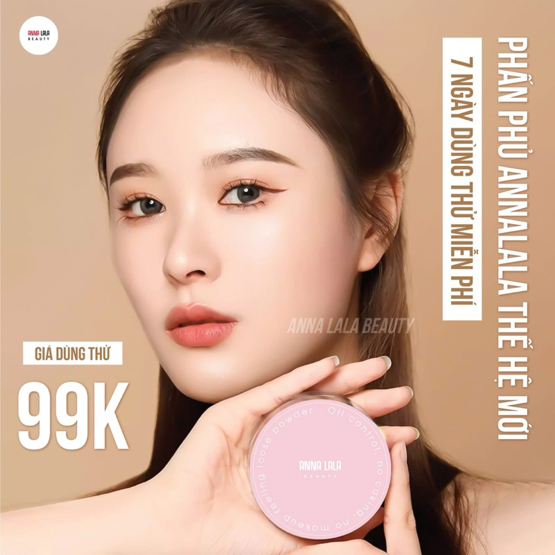 Anna Lala 24-hour oil-control powder, soft and smooth | Shopee Philippines