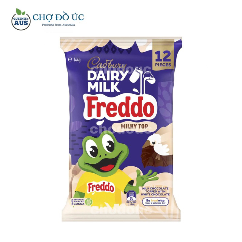 Cadbury Dairy Milk Freddo Milky Top frog Milk Chocolate - bag of 12 ...