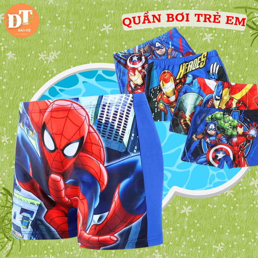 Boys' swimming trunks, high-quality waterproof superhero swimming ...