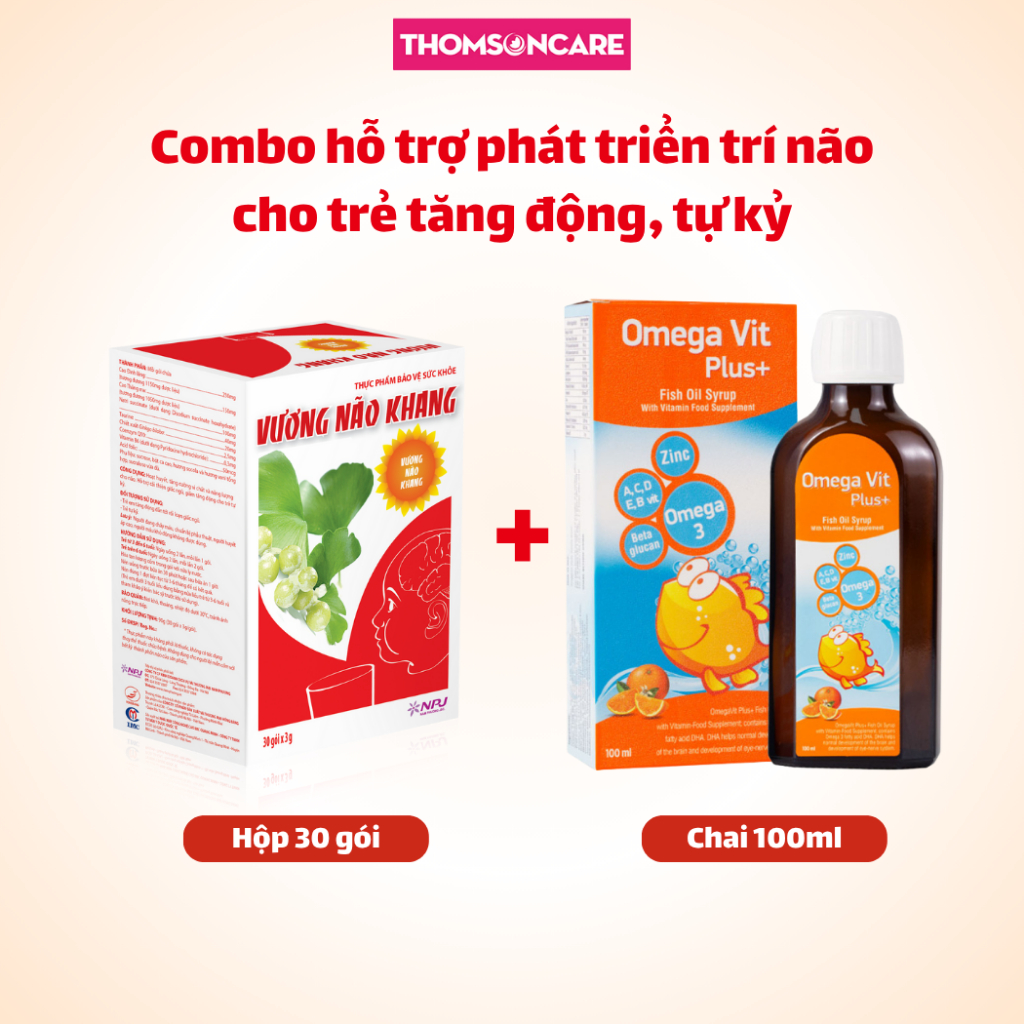 Combo for children with autism and slow speech - Vuong Nao Khang 30 ...